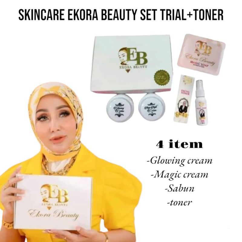 SKINCARE EKORA BEAUTY TRIAL+ TONER | Shopee Malaysia