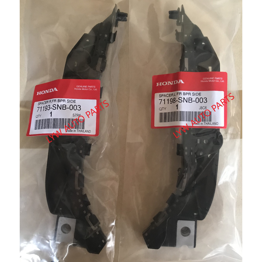 Front Spacer Bumper Side Bracket Honda Civic SNA (FD) 71193-SNB-003 ...