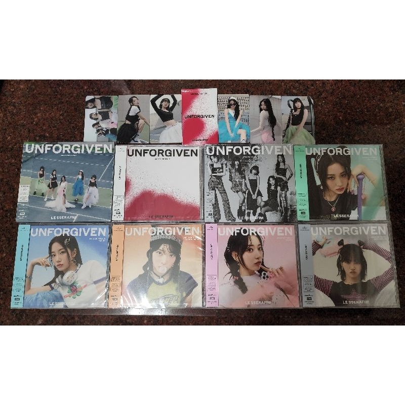 LE SSERAFIM Unforgiven Japan JP photocard POB Sakura Chaewon Yunjin ...