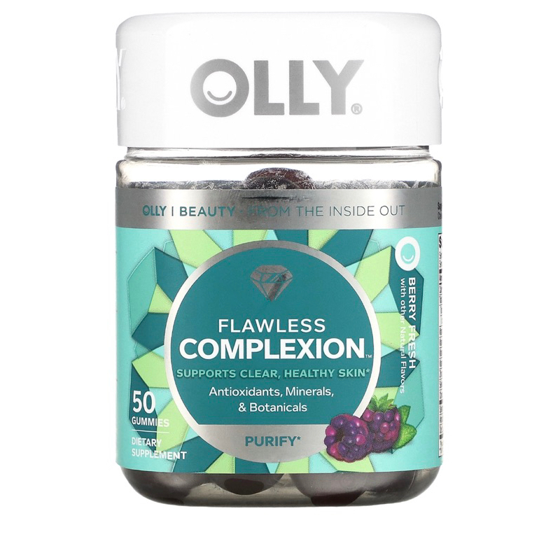 OLLY Flawless Complexion, Berry Fresh Gummies | Shopee Malaysia