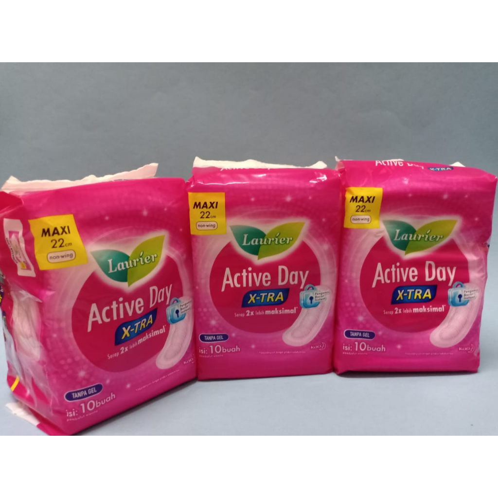 LAURIER MAXI 10'S ACTIVE DAY (EXTRA) READY STOCK!!! | Shopee Malaysia