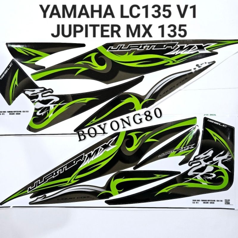 YAMAHA LC135 V1 JUPITER MX CUSTOM DESIGN BODY STICKER ( READY STOCK ...