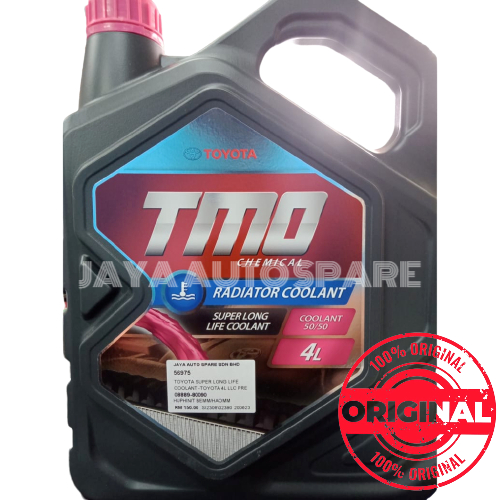 ORIGINAL TOYOTA RADIATOR SUPER LONG LIFE COOLANT PREMIX 50/50 4L -08889 ...