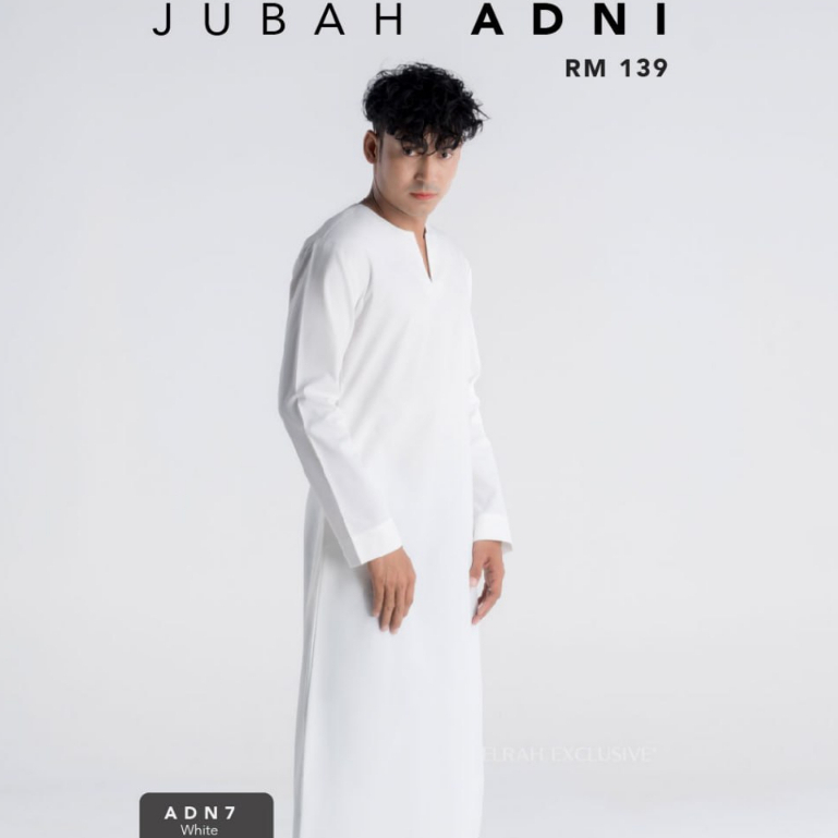 JUBAH ADNI ELRAH ( WHITE ) | Shopee Malaysia