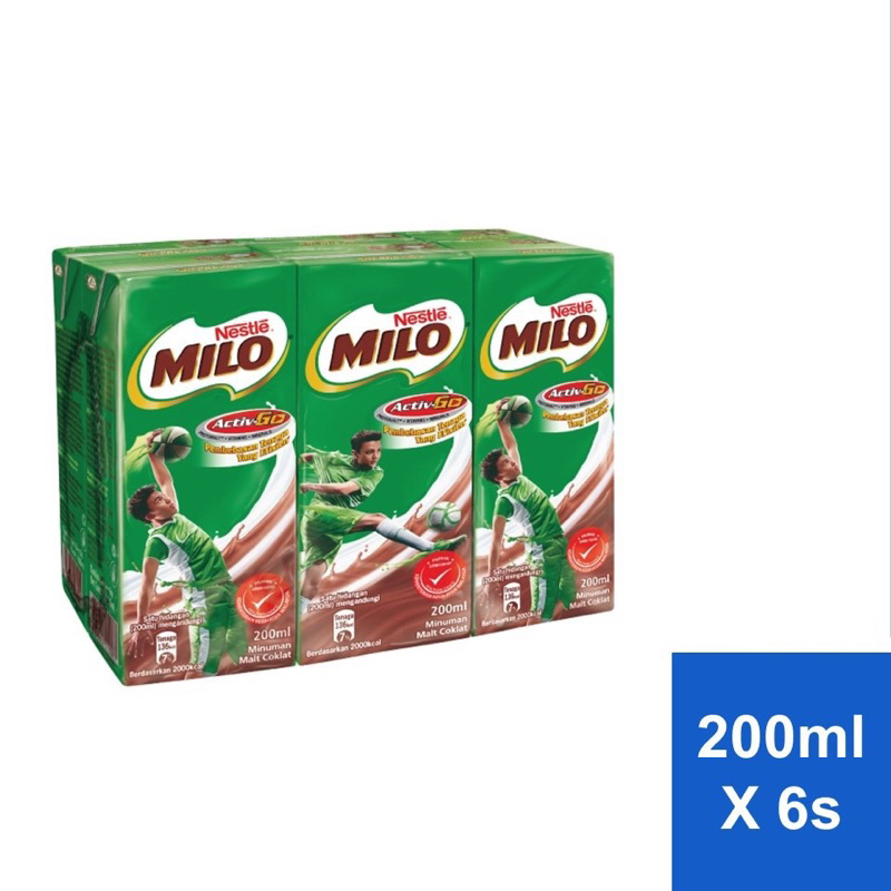 Nestle Milo Activ-Go RTD 200ml x 6s | Shopee Malaysia