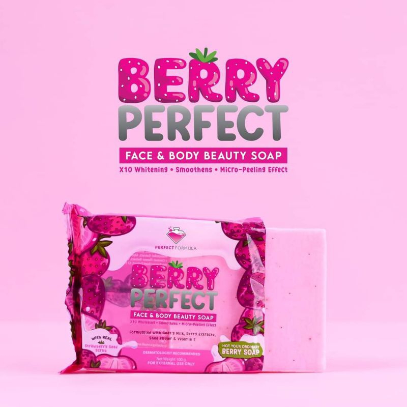 Berry Perfect Strawberry SOAP 100g | Shopee Malaysia