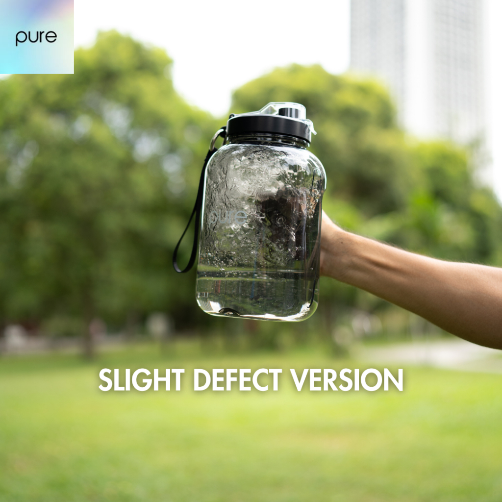 2.2L PURE Water Bottle Big Water Bottle **Slight Defect Version** Ready Stocks 2.2L Bottle Large ...