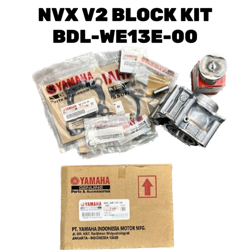 NVX V2 / NMAX V2 100%Original CYLINDER BLOCK SET Original Yamaha ...