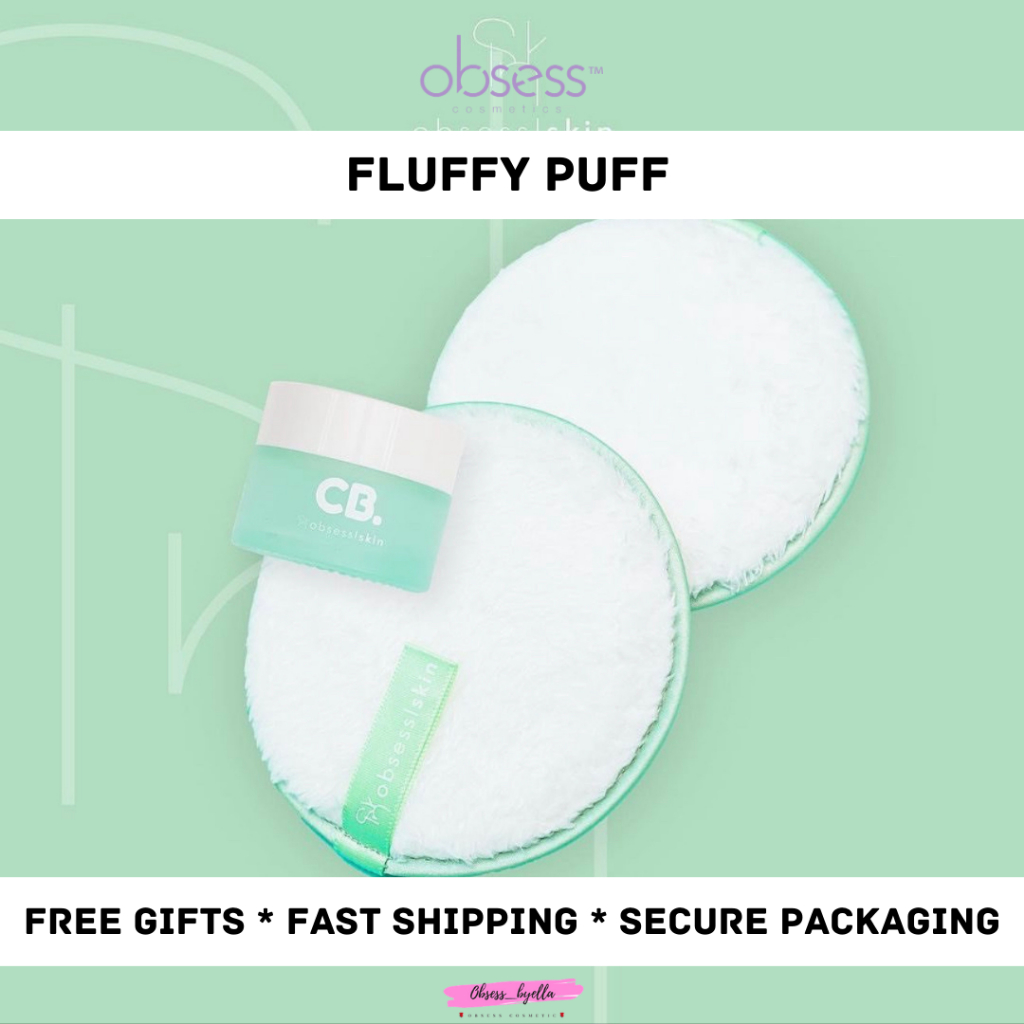 MICROFIBER FACIAL SPONGE FLUFFY PUFF OBSESS COSMETIC MAKEUP TOOLS ...