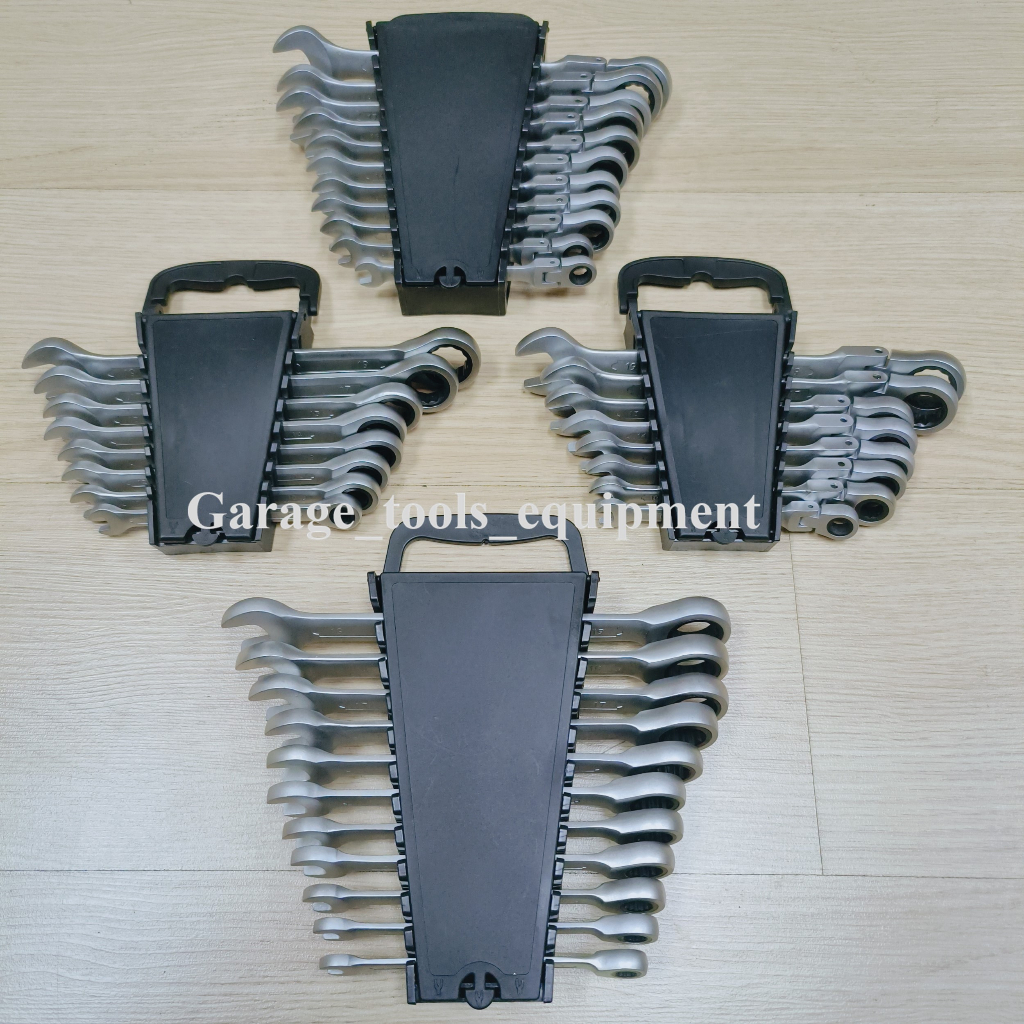 GTE 8Pcs | 11Pcs Combination Gear Wrench | Flexible Gear Wrench Set ...