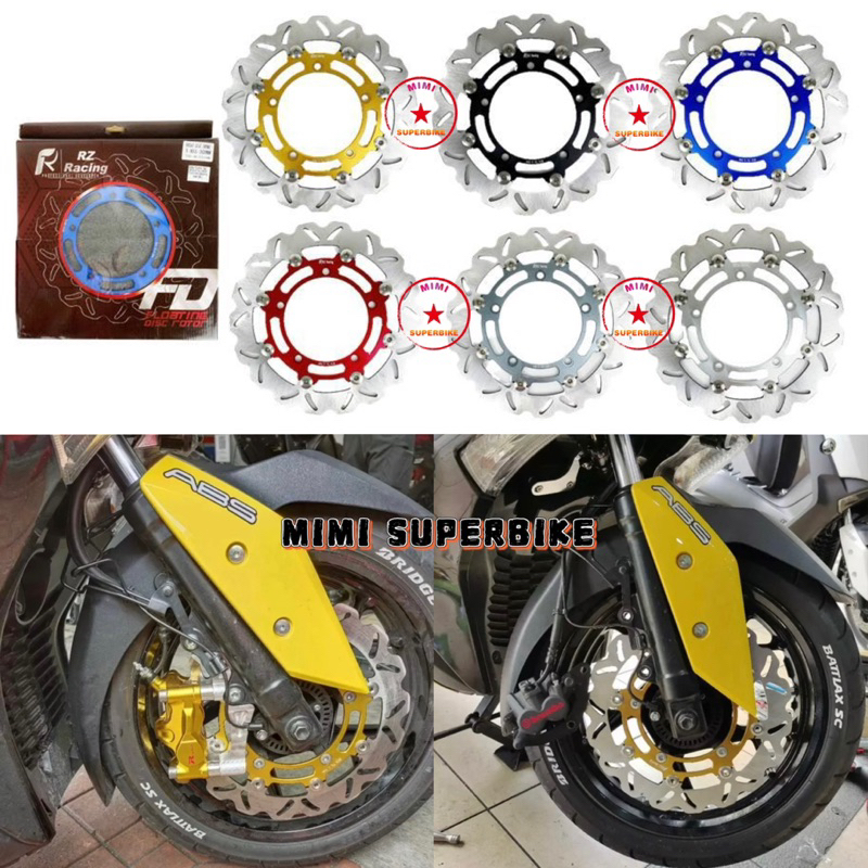 YAMAHA R25 MT25 FRONT DISC PLATE FLOATING CNC 300MM ( XMAX250 BOLEH ...