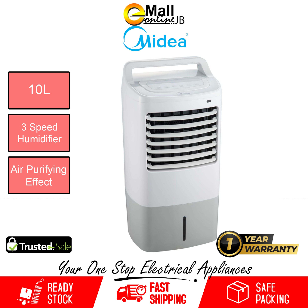 Midea MAC-120AR 10L Air Cooler with Ionizer and Humidifier | Shopee ...