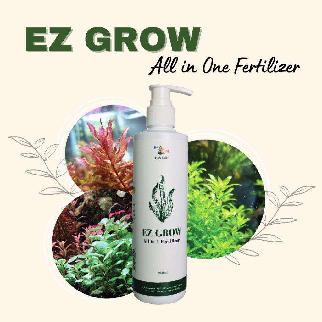 EZ Grow Fertiliser by Fish Tails (Aquarium Fertilizer, Aquatic ...