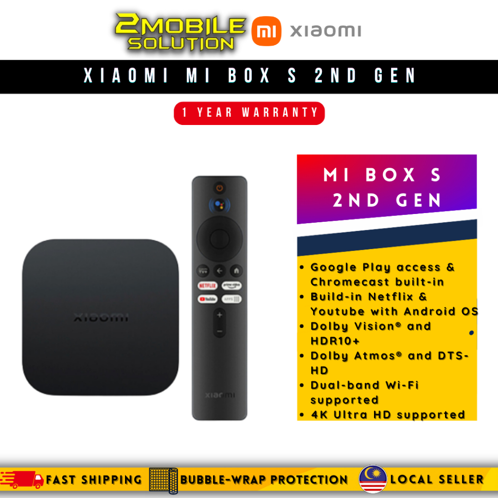 XIAOMI Mi Box S 2nd Gen & Mi TV Stick 4K [4K HD Ultra Streaming media ...