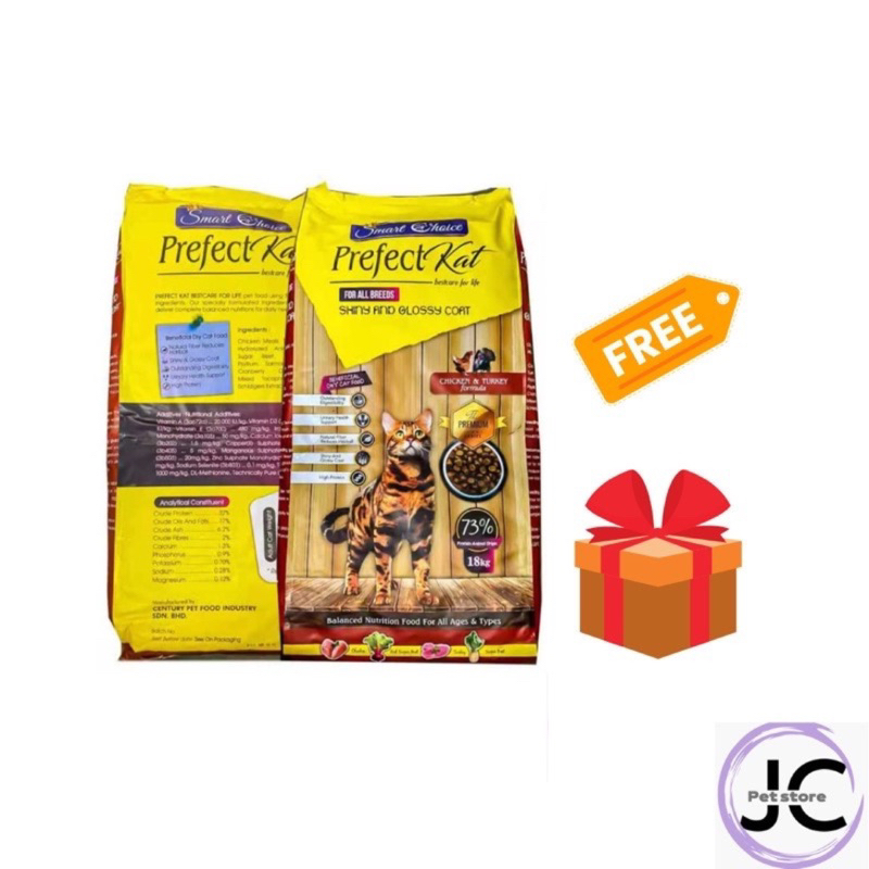 Smart Choice Prefect Kat Cat Food 18kg (ADA FREE GIFT) | Shopee Malaysia