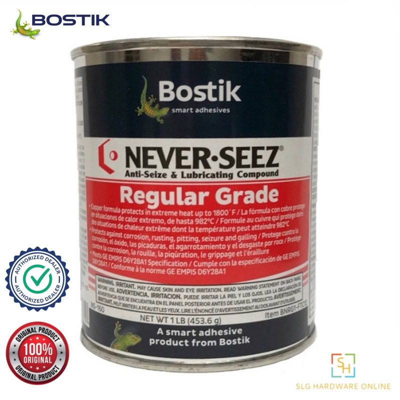 Bostik Never-Seez NS-160 Regular Grade 1 LB Anti Seize Lubricating ...