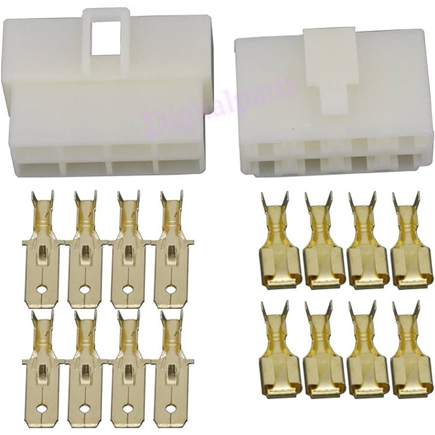 [Ready Stock] 6.3mm Terminal Socket Connector General Wire Connector 1 ...