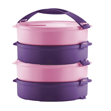 Tupperware 880ml Microwaveable Tingkat Airtight Liquid Tight Click to ...