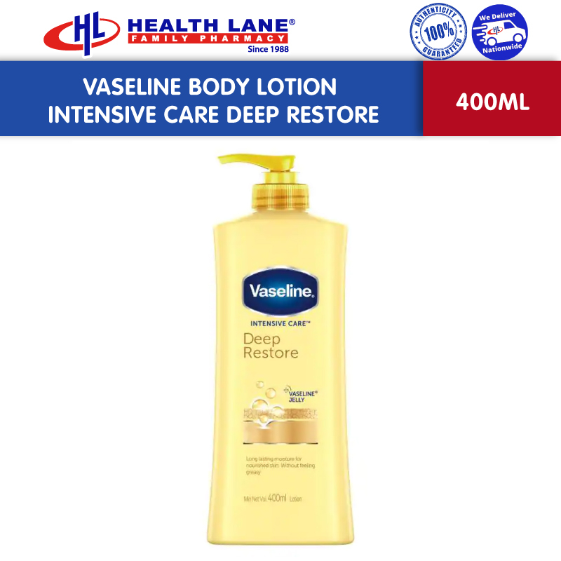 Vaseline Body Lotion Intensive Care Deep Restore (400ml) | Shopee Malaysia