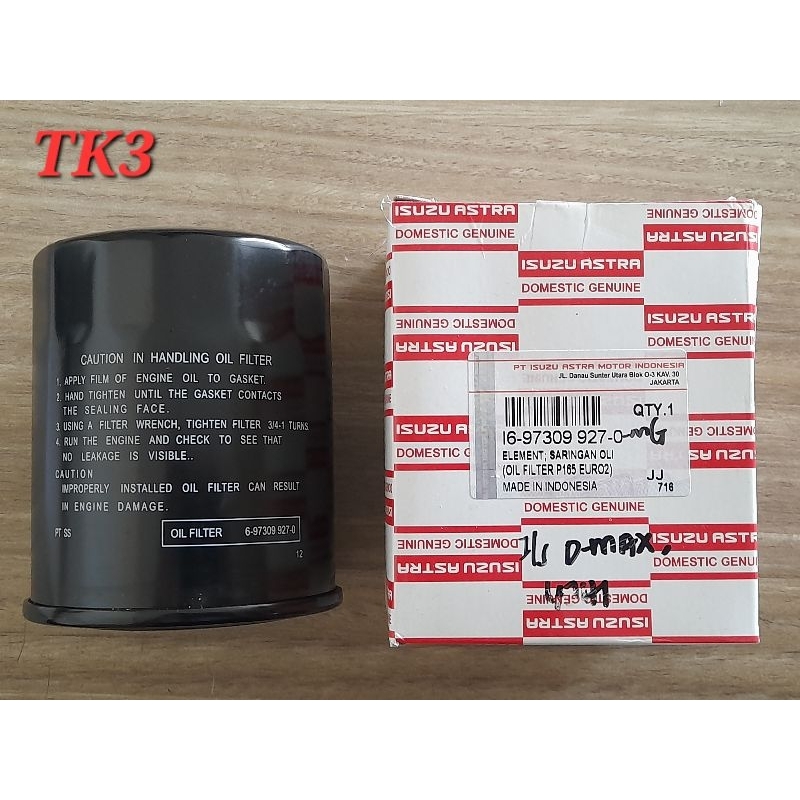 OIL FILTER, ISUZU D-MAX, 4JH1 18X83 | Shopee Malaysia