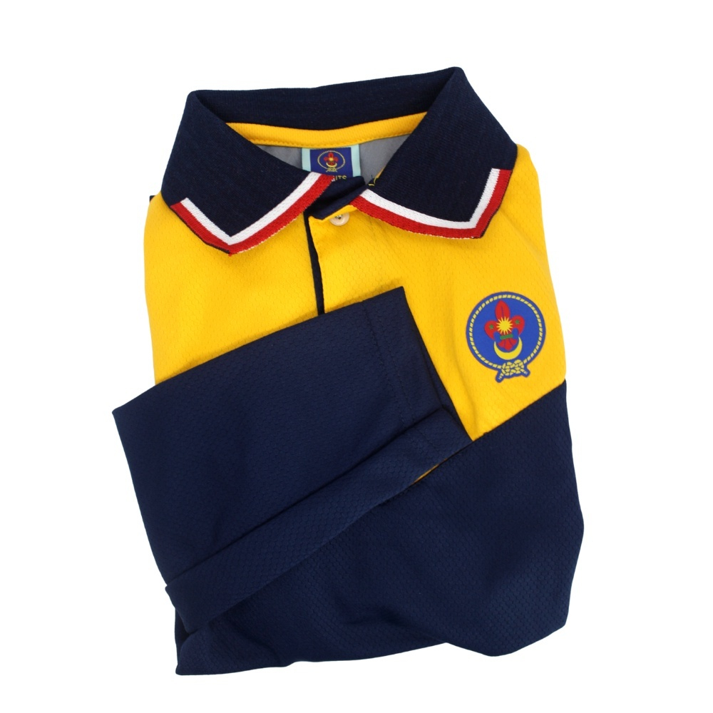 TSHIRT PENGAKAP KUNING LENGAN PANJANG BAJU PENGAKAP SEKOLAH BARU BAJU ...
