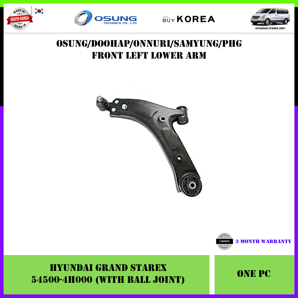 Hyundai Grand Starex Front Suspension Lower Arm With Ball Joint (Left ...