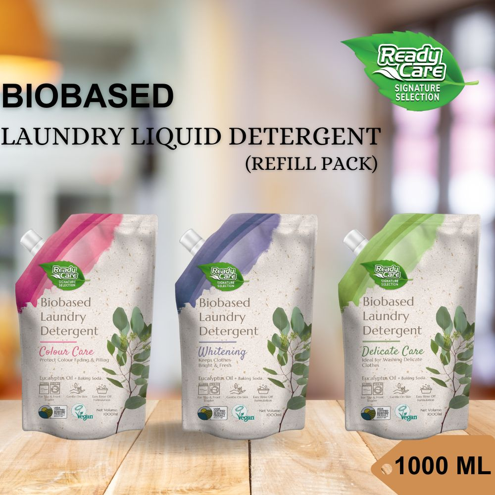 Bio-based Readycare Signature Selection Baking Soda Laundry Liquid Detergent 1 Liters - Refill ...
