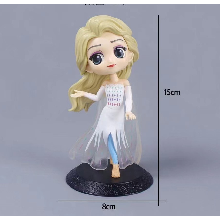 READY STOCK - PVC Disney Princess Elsa Anna Figurine Cake Topper (DIY ...