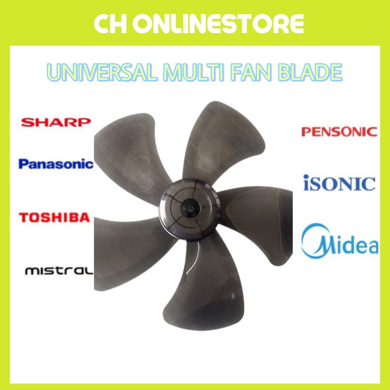 Universal Multi Fan Blade 16 Inch 5 Bilah Daun | Shopee Malaysia