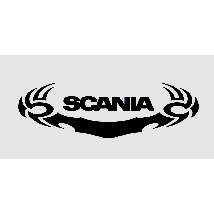 SCANIA SIDE STICKER SESUAI UNTUK CERMIN DAN BODY LORI.STICKER TRIBAL ...