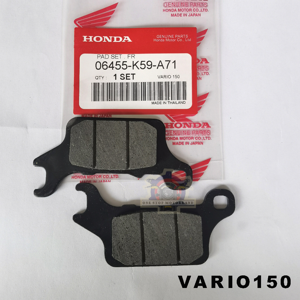 HONDA VARIO150 WAVE110 RS150 WAVE125 TH110 FRONT BRAKE DISC PAD VARIO ...