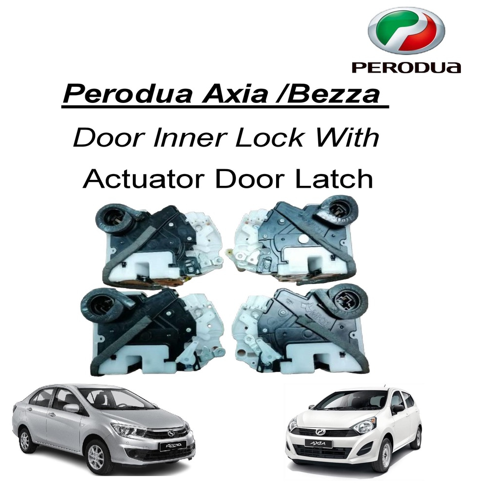 Perodua Axia Bezza Door Inner Lock With Actuator Door Latch (ORIGINAL ...