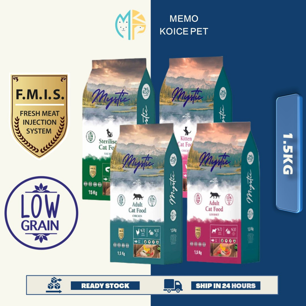 [FREE SHIPPING]Mystic Low Grain Cat Dry Food 1.5KG - (Cat Dry Food ...