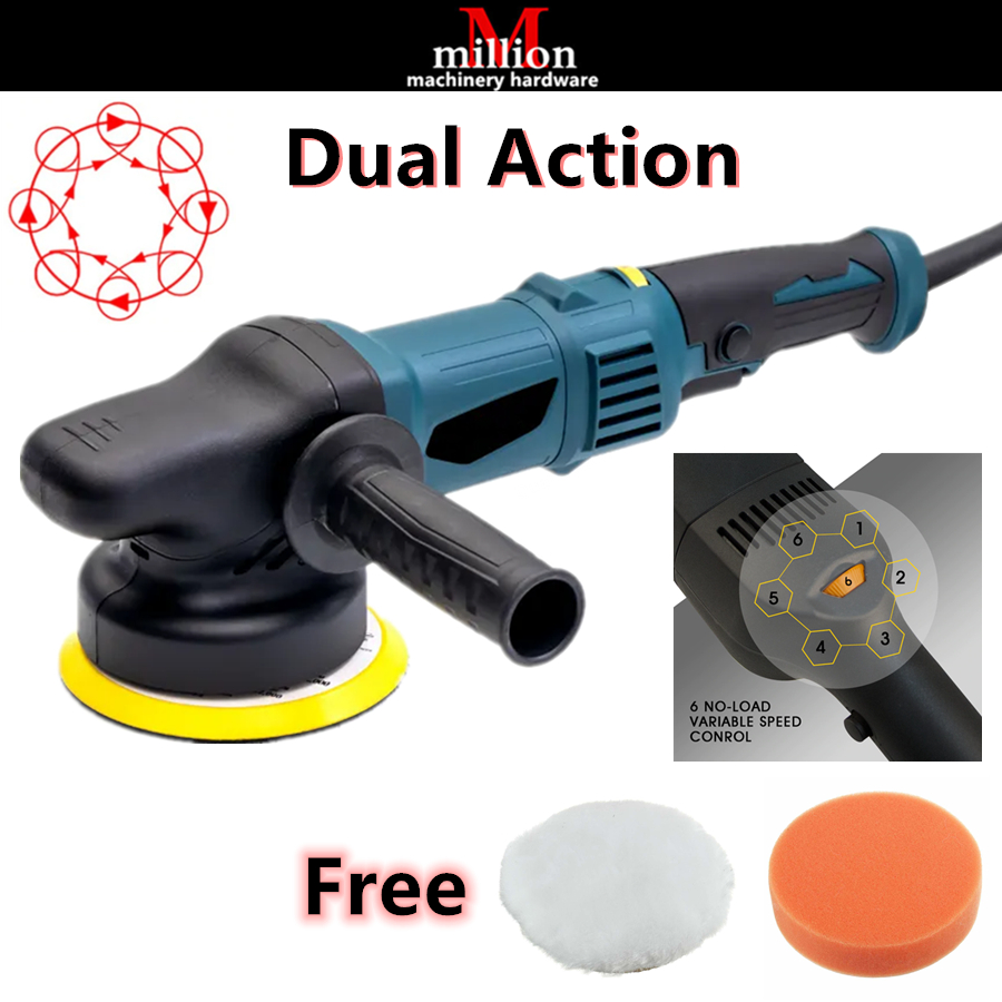 5 inch 125mm Dual Action Polishing Buffing Waxing Machine Car Wax ...
