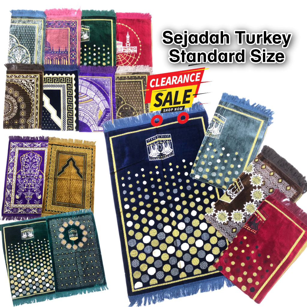 Sejadah Turkey Standard Size | Shopee Malaysia