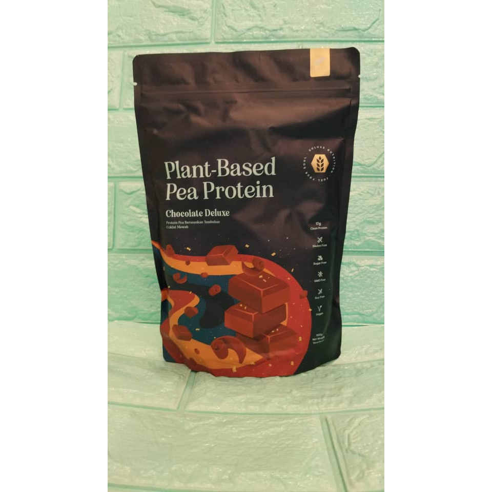 Soluxe Plant Bases Pea Protein Chocolate Delux 500g | Shopee Malaysia