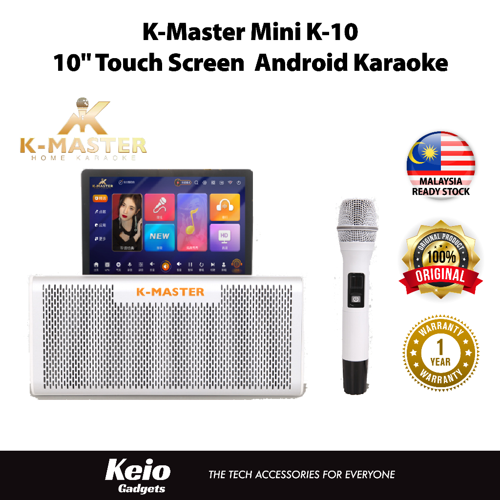 K-Master Mini K-10 Karaoke System KTV Karaoke Speaker Home Karaoke with ...