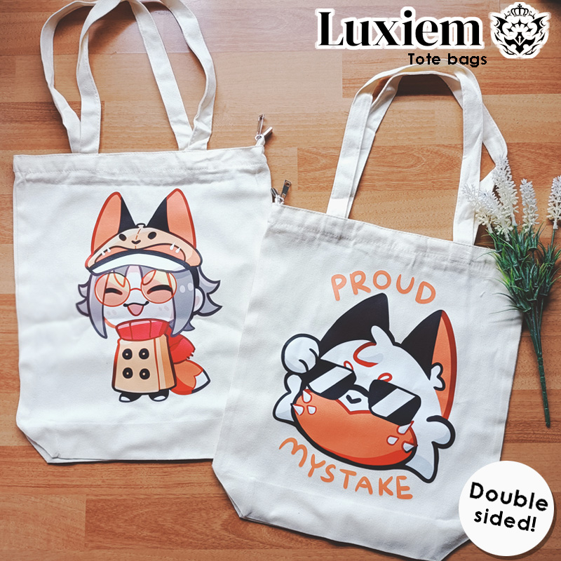 LUXIEM Tote Bag Fan Merch Double-sided Mysta Rias Luca Kaneshiro ...