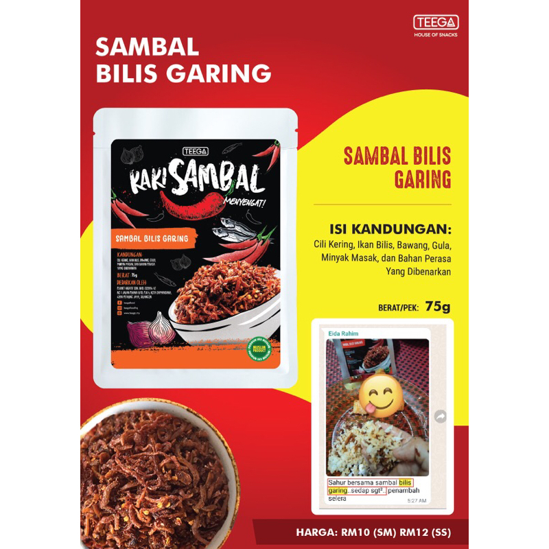(BEST SELLER) Teega Sambal Hitam / Sambal Dendeng / Sambal Bilis Durian ... (BEST SELLER) Teega Sambal Hitam / Sambal Dendeng / Sambal Bilis Durian ...