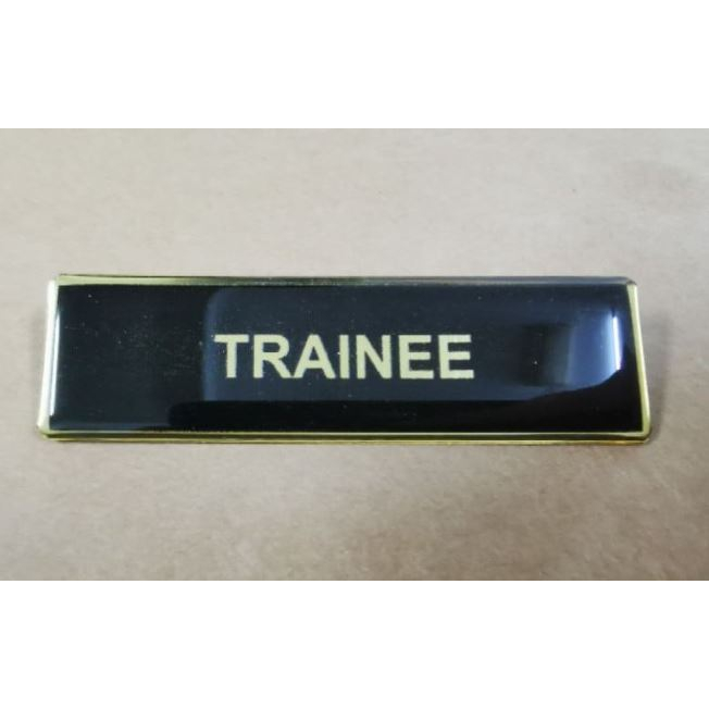 NAME TAG CUSTOM MADE EPOXY METAL GOLD/SLIVER WORDING TAG NAMA PERKATAAN ...