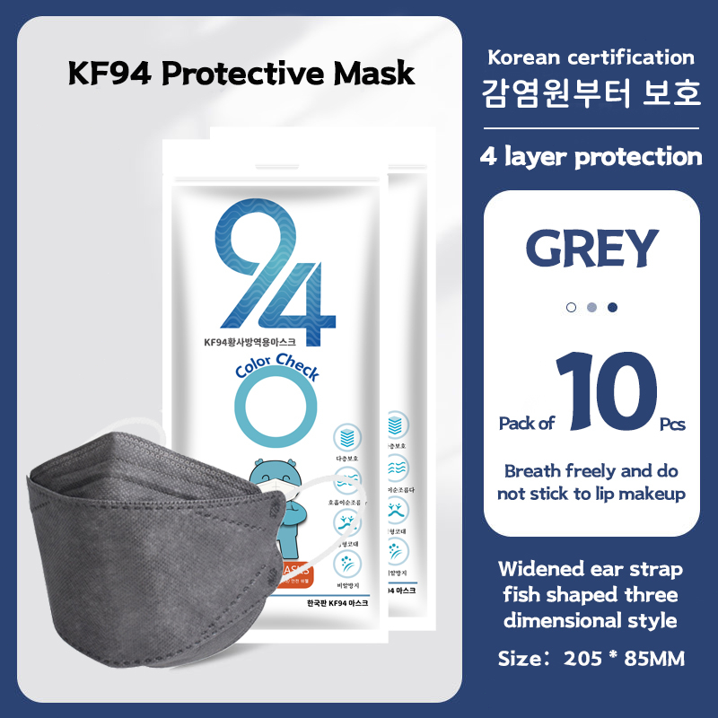 KF94 Mask 50PCS Face Mask KF94 成人口罩 4 PLY Disposable Earloop KF94 Pelitup Muka 3D Mask Duckbill ...