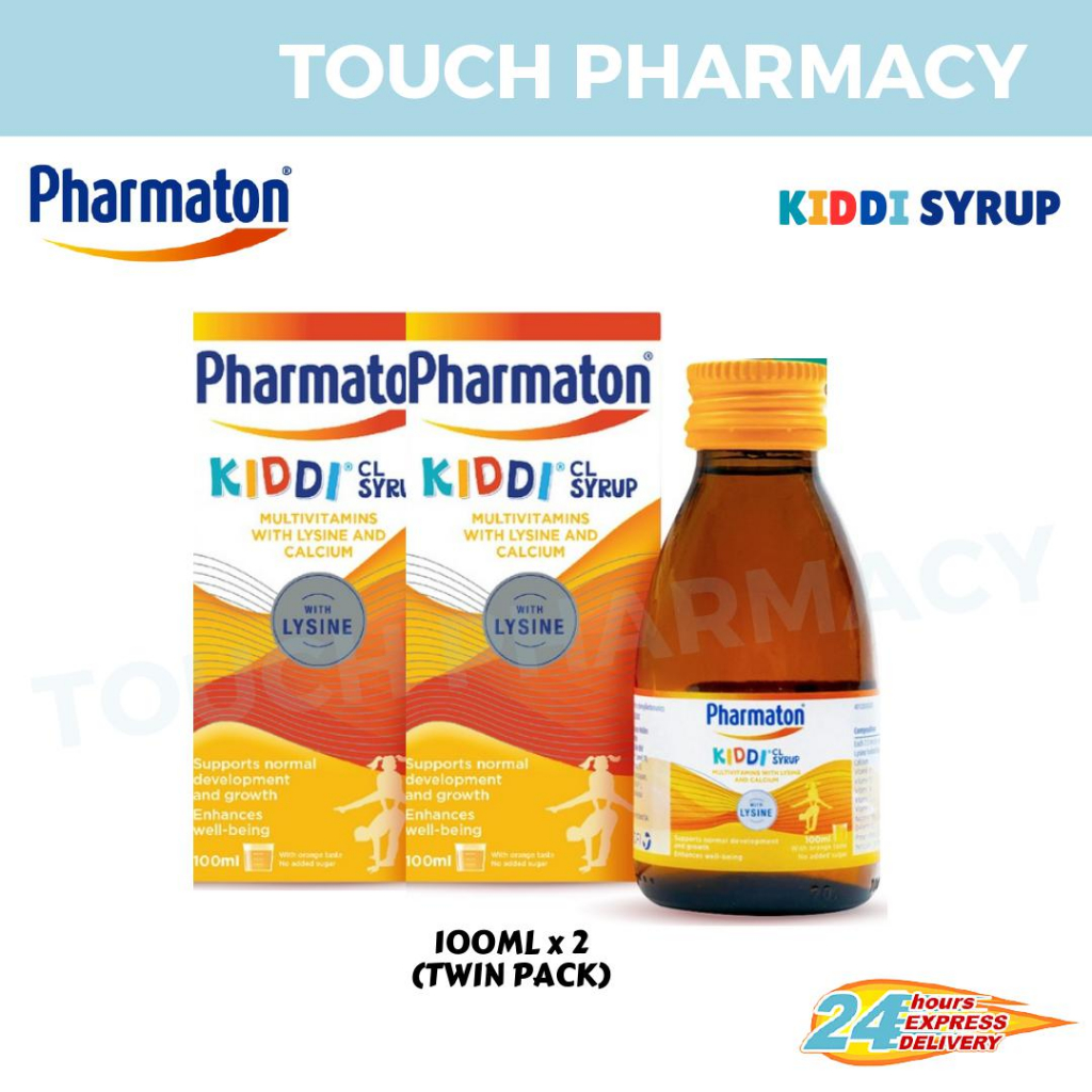 PHARMATON Kiddi Syrup Twin Pack 100ML x 2 (EXP 2/26) | Shopee Malaysia