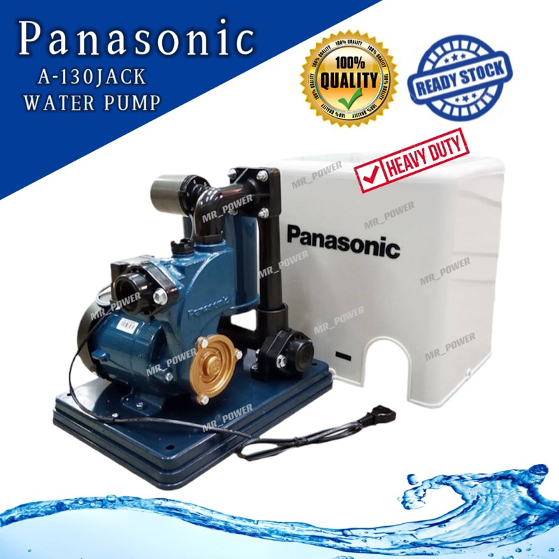 Panasonic water pump A-130JACK Automatic pressure pump rumah 125W pump ...