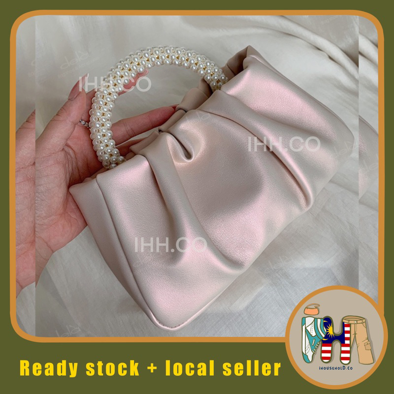 Pearl handbag Women's fashion Clutch bag Women dinner bag Mini mobile ...