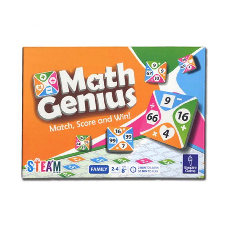 (authentic) Math Genius Board Game | Shopee Malaysia