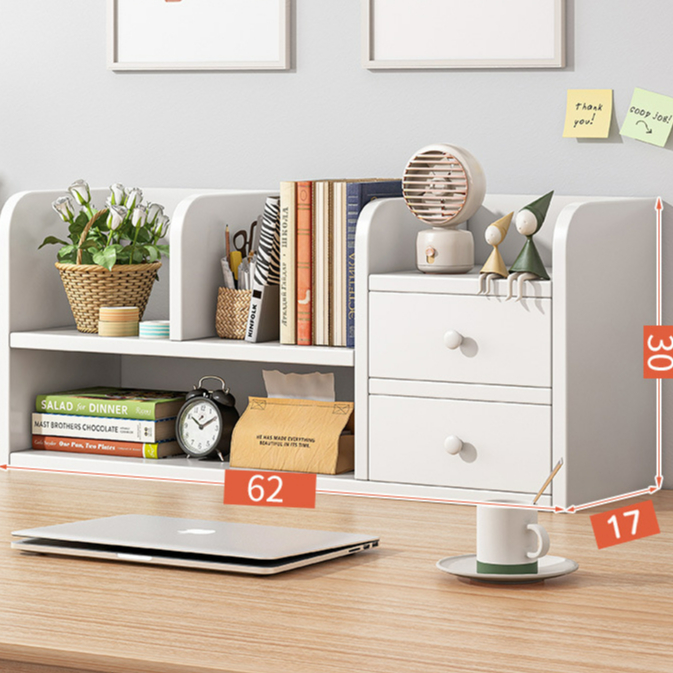 2 Layer Desktop Rack Shelf Tabletop Organiser Document Multi-layer ...