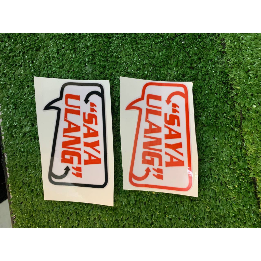 sticker saya ulang (tampal luar) | Shopee Malaysia