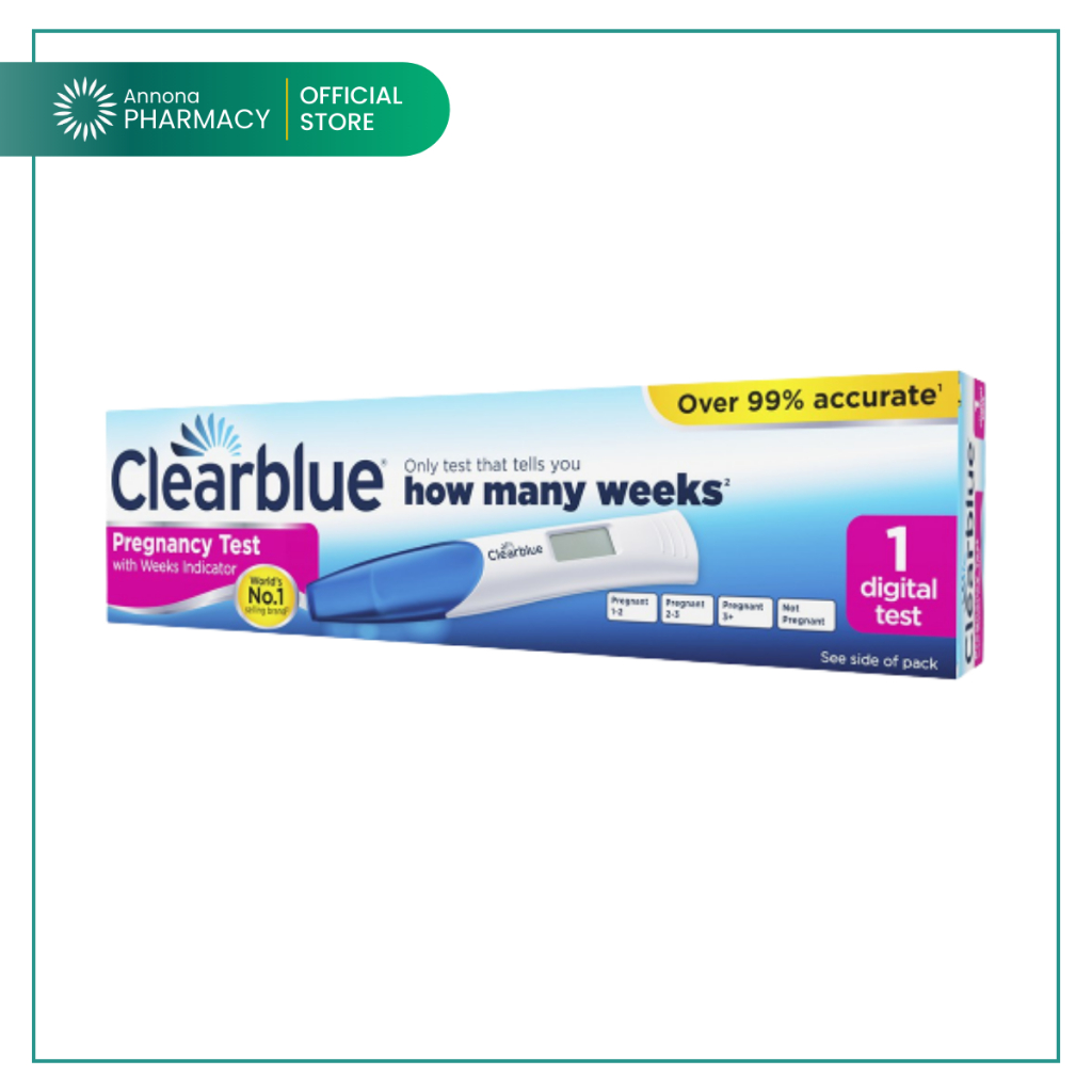 CLEARBLUE Pregnancy Test With Weeks Indicator | Shopee Malaysia