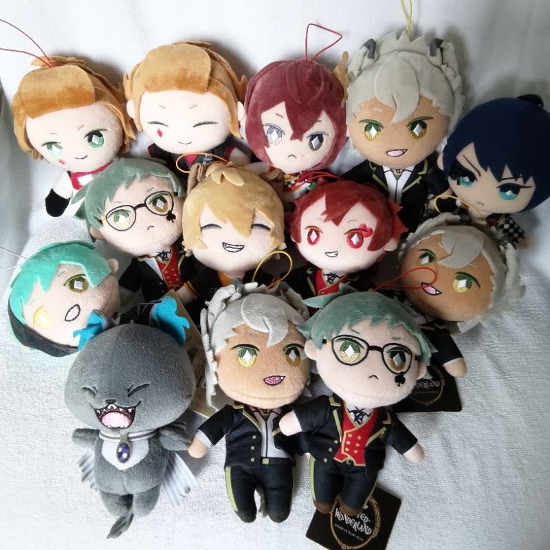CLEAR STOCK Genuine Disney Twisted Wonderland SEGA Plush Strap Doll ...