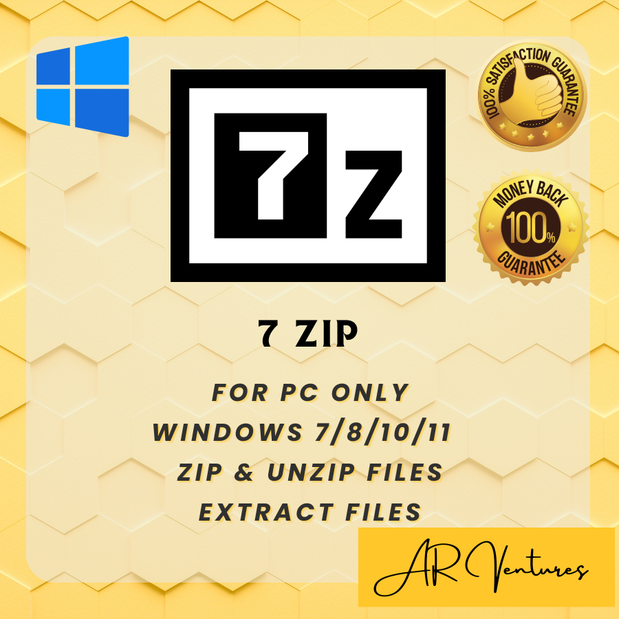 🔥🔥 7 Zip for Windows 🔥🔥 (Extract Compress Zip Unzip File) - PC Windows ...